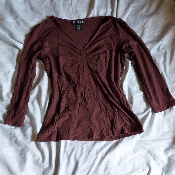 Mixit | Tops | Y2k 34 Sleeve Top | Poshmark